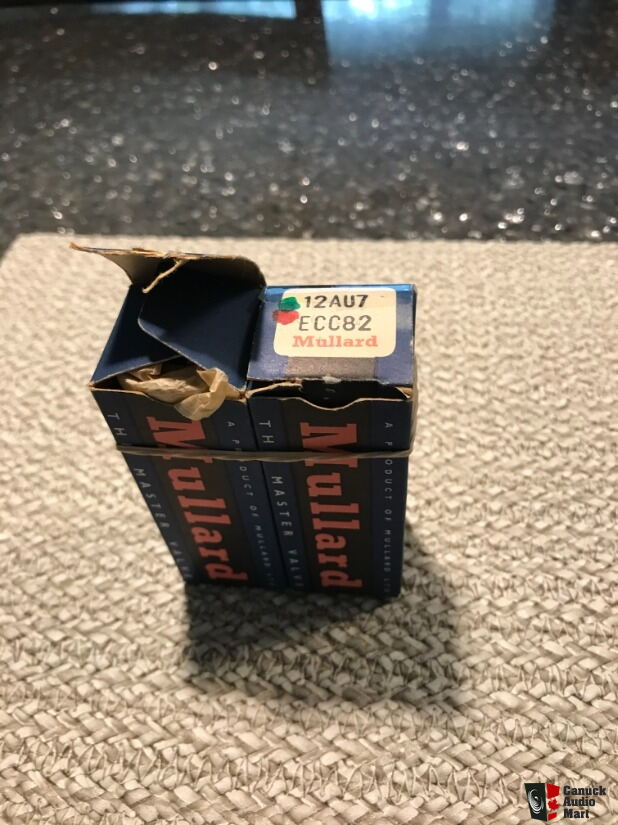 1957 Mullard 12AU7 - Matched Pair For Sale - Canuck Audio Mart