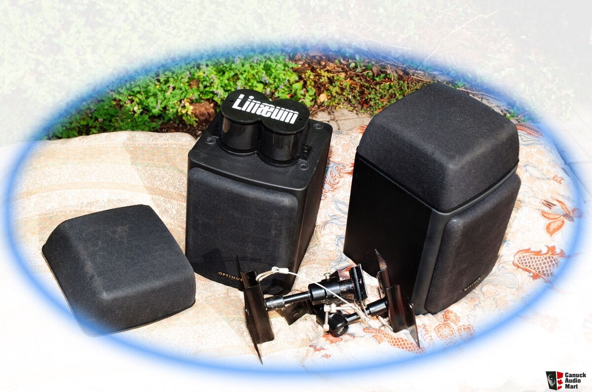 Two Pairs of Optimus Pro LX 511 Speakers with mounting brackets (4) for ...