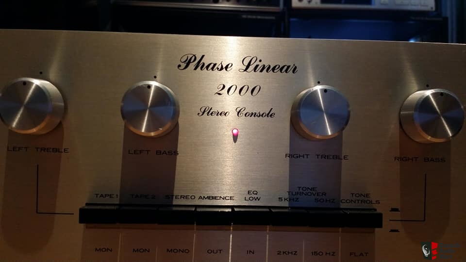 Phase linear 2000 Preamp and Phase linear 400, 200WPC power amp Photo ...