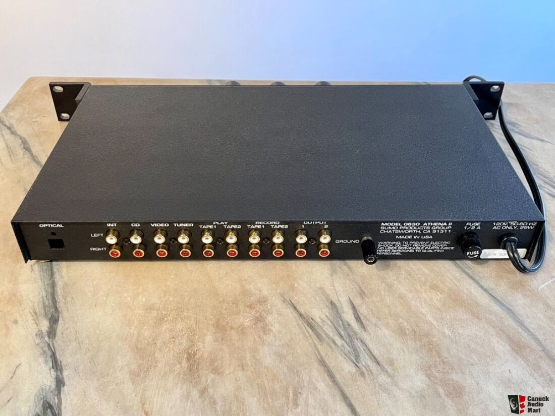SUMO Model 0630 Athena II PREMIUM USA Made PRE Amp preamplifier Photo ...
