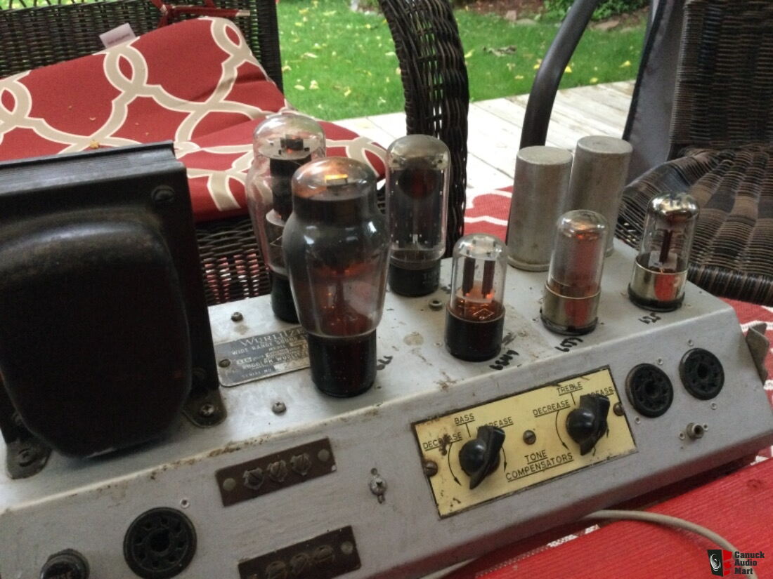 Wurlitzer Tube Amplifier (x2) Vintage plus approximately 45 Tubes Photo ...