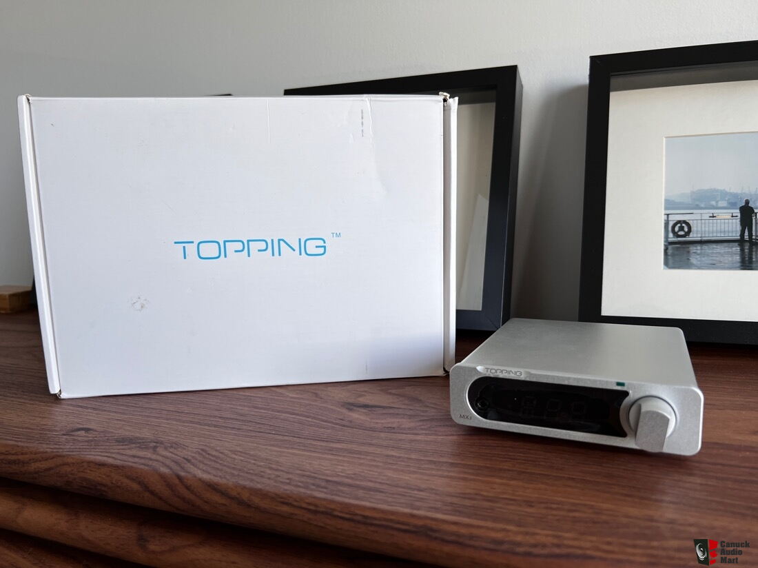 Silver Topping MX3 Amplifier, with original packaging and remote Photo ...