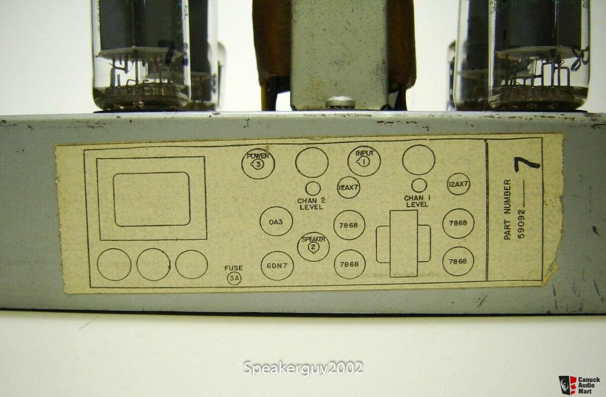 An early 1960's 7868 CONN fully working organ chassis tube amp Photo ...