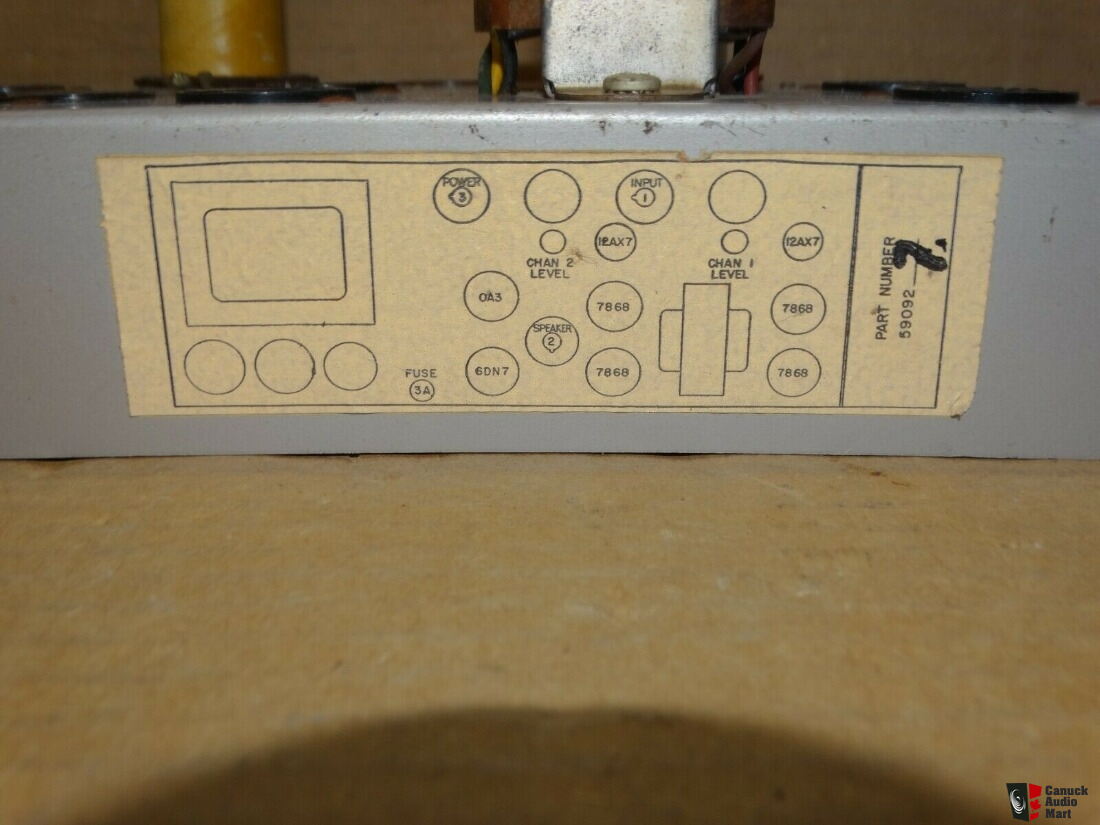 An early 1960's 7868 CONN fully working organ chassis tube amp Photo ...