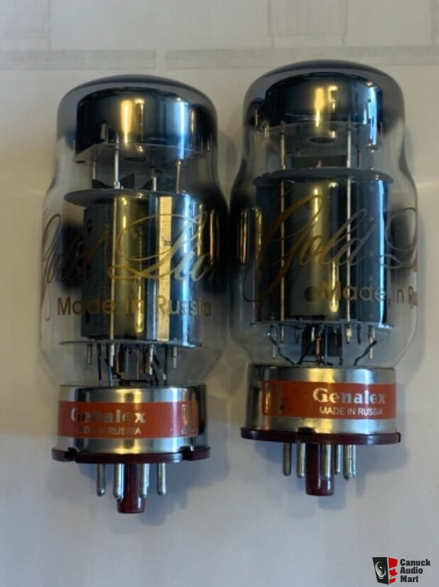 Gold Lion KT88 Matched Pair of tubes low hours For Sale - Canuck Audio Mart