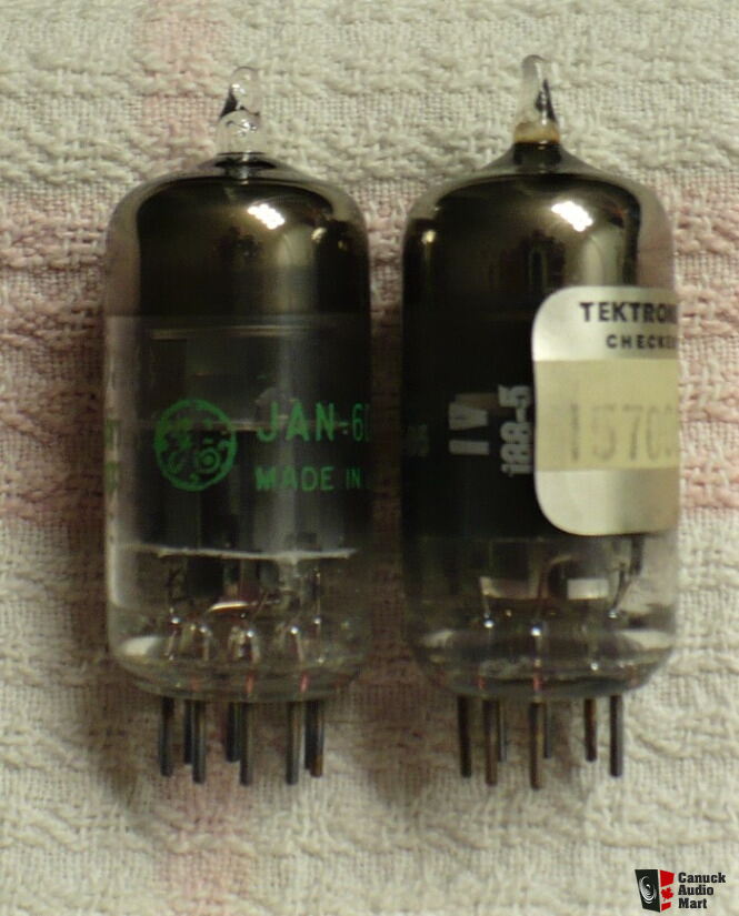 2 Vintage GE Dark Glass ECC88 6DJ8 Preamplifier Tubes Photo #3468142 ...