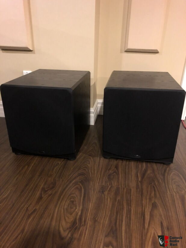 SOLD - Paradigm 15a Reference Servo Sub pair with X-30 Crossover For ...