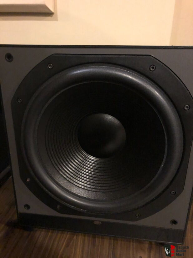 SOLD - Paradigm 15a Reference Servo Sub pair with X-30 Crossover Photo ...