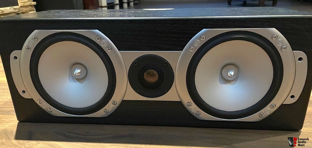 Monitor Audio center silver in black Photo #3477486 - Canuck Audio Mart