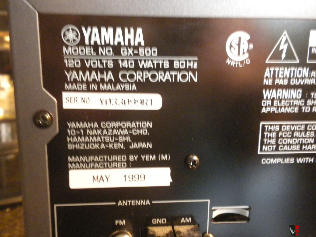 Selling a used Yamaha Mini Componet system,Model GX-500 Photo #3478696 ...
