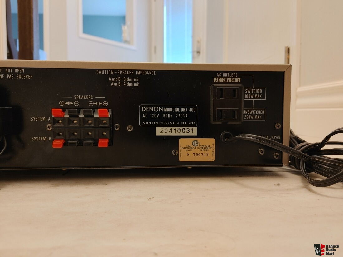 Denon DRA-400 stereo receiver. Works great! Photo #3481350 - UK Audio Mart