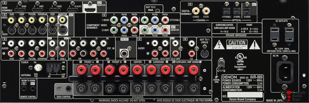 Denon AVR-889 / 2309ci 7.1 Channel Receiver with 4 HDMI inputs Photo ...
