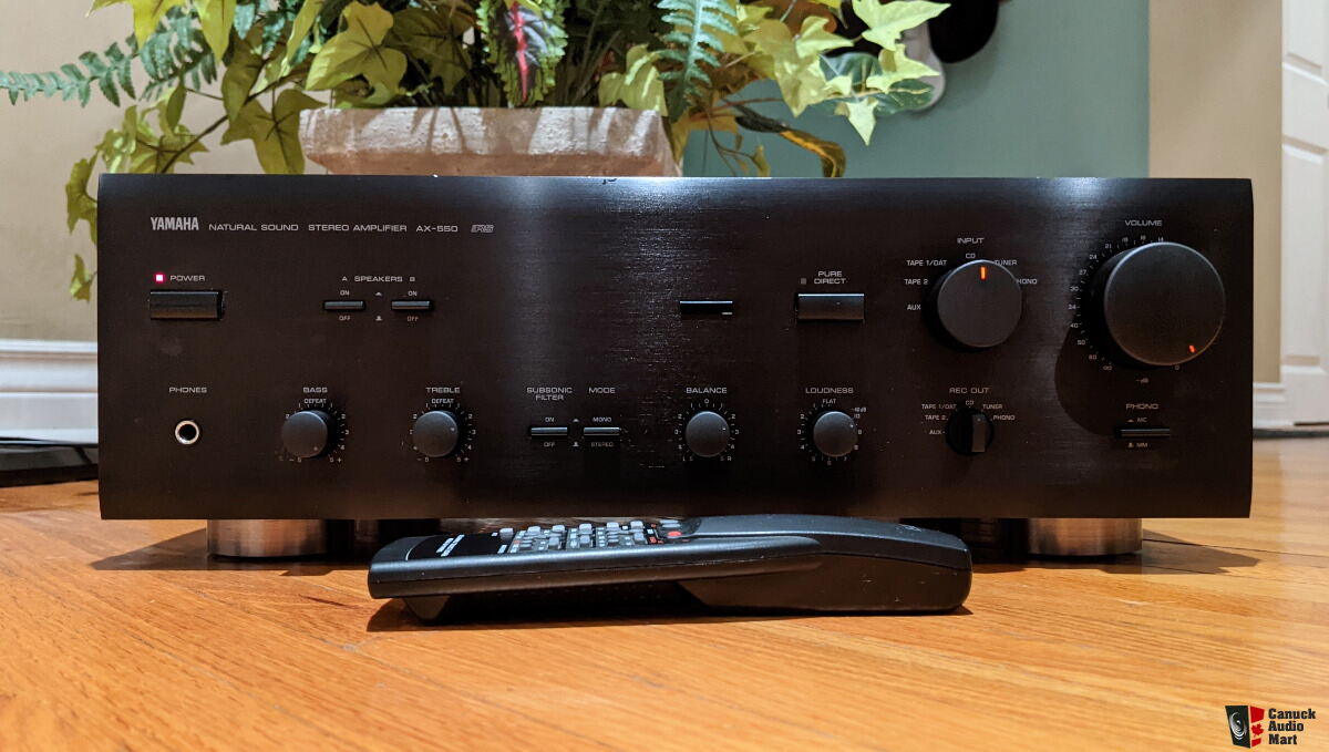 Yamaha AX-550 Stereo Amplifier / 85 watts per chanel / Mint / Japan ...
