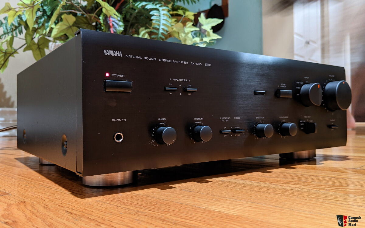 Yamaha AX-550 Stereo Amplifier / 85 watts per chanel / Mint / Japan ...
