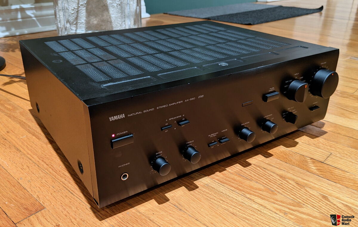 Yamaha AX-550 Stereo Amplifier / 85 watts per chanel / Mint / Japan ...