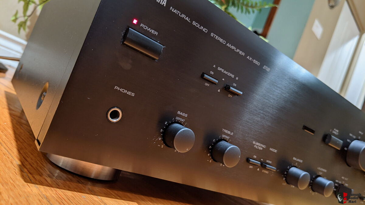 Yamaha AX-550 Stereo Amplifier / 85 watts per chanel / Mint / Japan ...