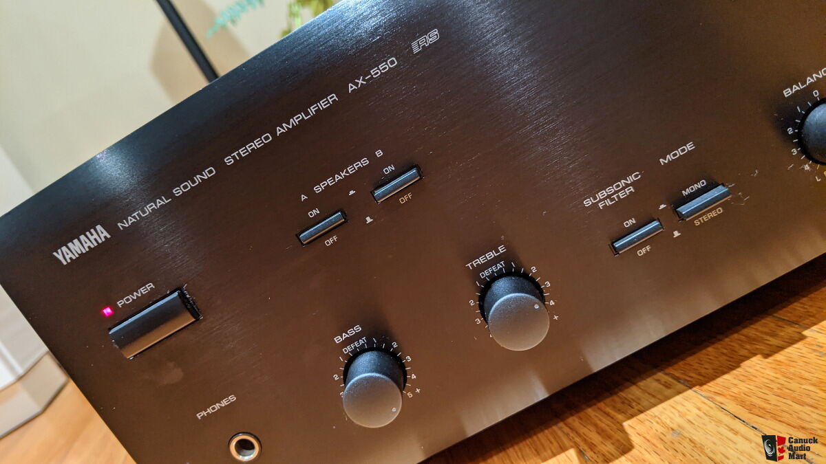 Yamaha AX-550 Stereo Amplifier / 85 watts per chanel / Mint / Japan ...