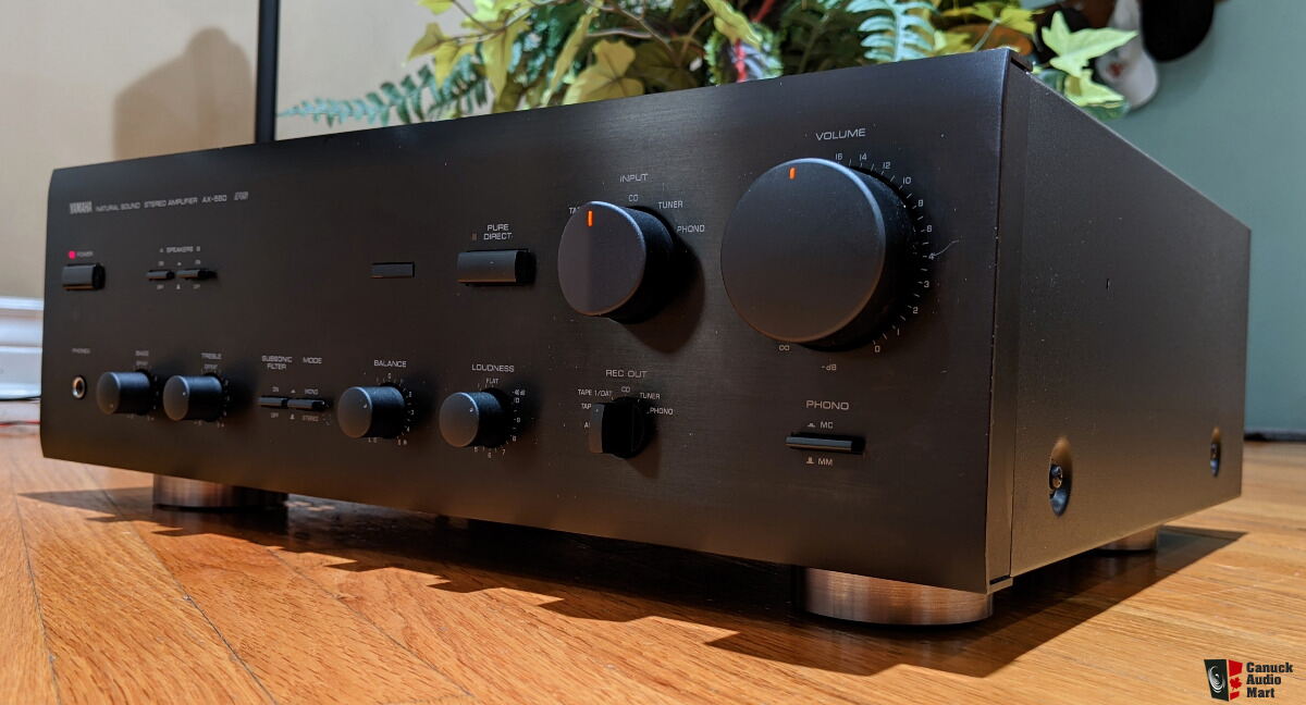 Yamaha AX-550 Stereo Amplifier / 85 watts per chanel / Mint / Japan ...