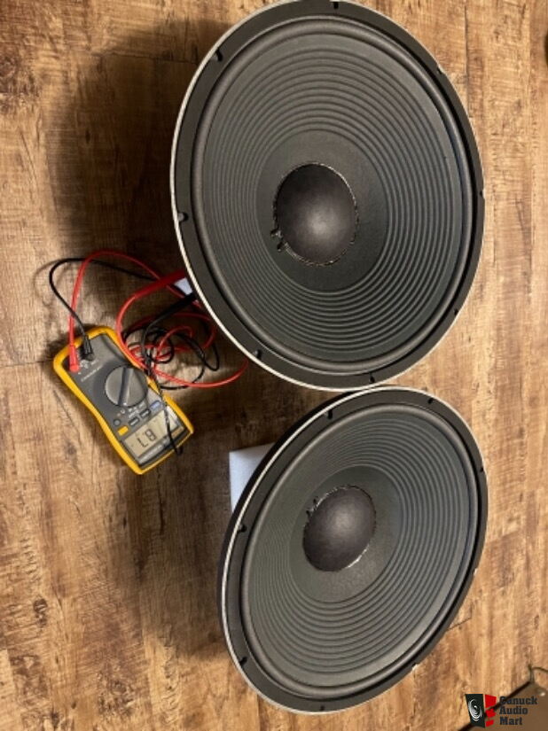 Pro Re-foamed late 70's JBL LE15A 15" woofers same driver found in ...