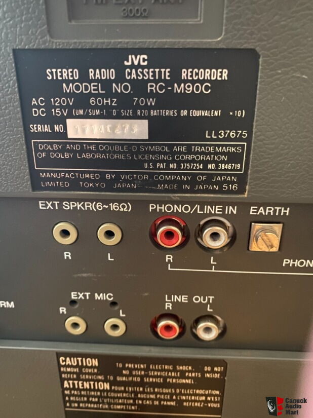 THE KING OF BOOMBOX - Rare VICTOR RC-M90 Fully working device Photo ...