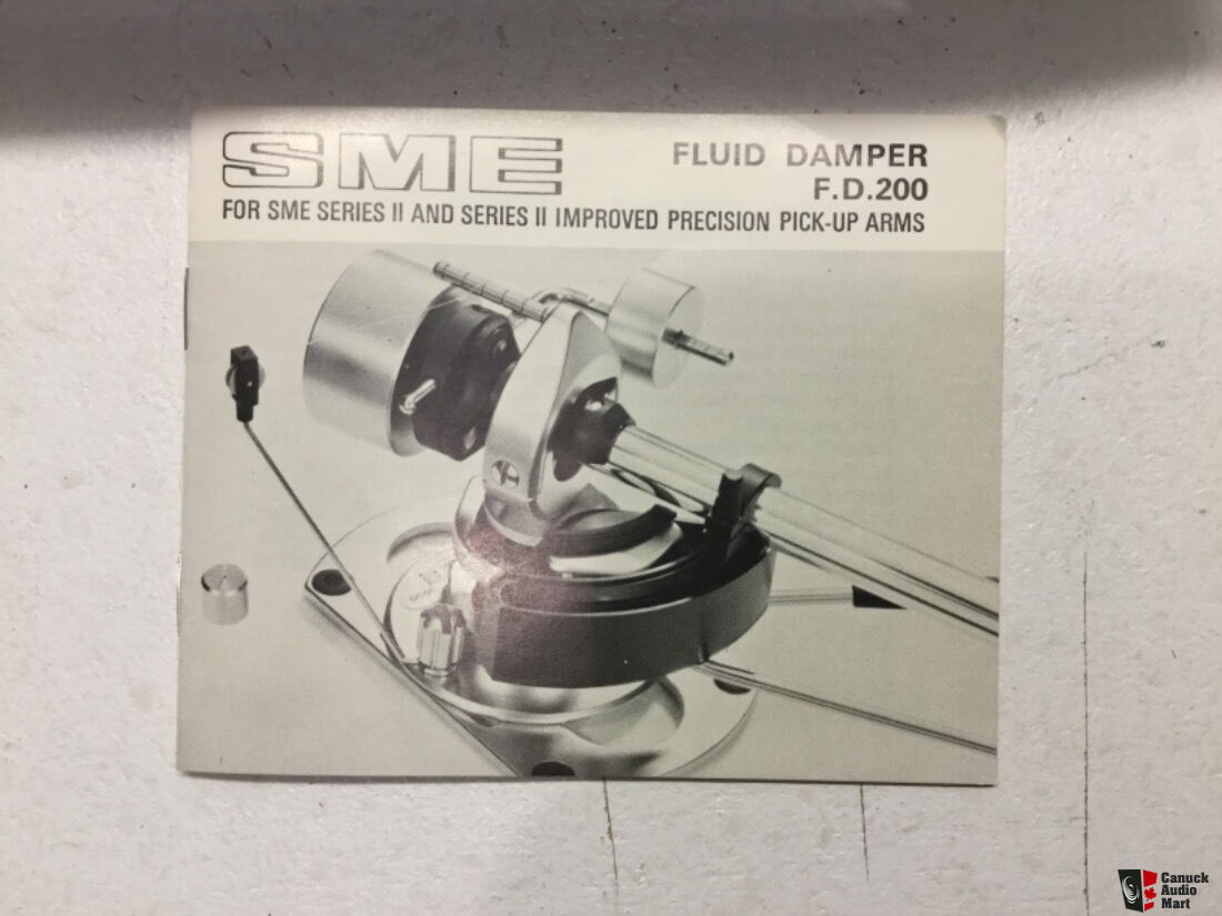 SME FD 200 Fluid Damper Accessory Photo #3487450 - Canuck Audio Mart