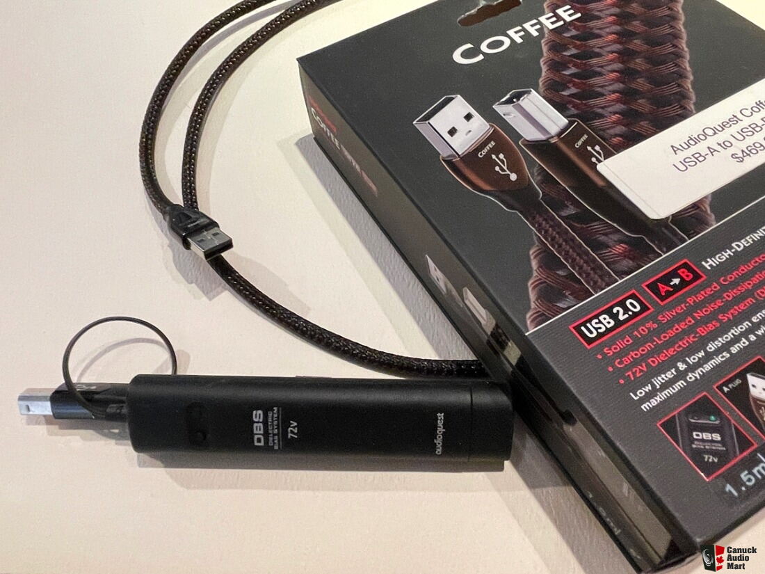 AudioQuest Coffee USB-A to USB-B 2.0 interconnect cable 1.5m (4'11 ...