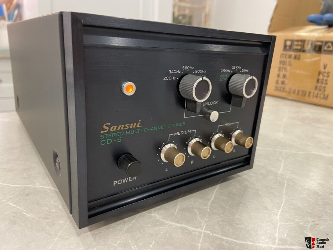 Sansui CD5 electronic crossover,fit ba-2000 ca-3000 free Canada ...