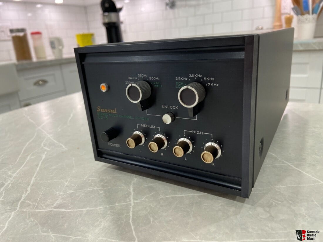 Sansui CD5 electronic crossover,fit ba-2000 ca-3000 free Canada ...