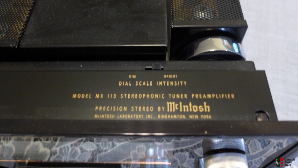 Mcintosh MX-113 Tuner / Preamp Photo #3492885 - UK Audio Mart