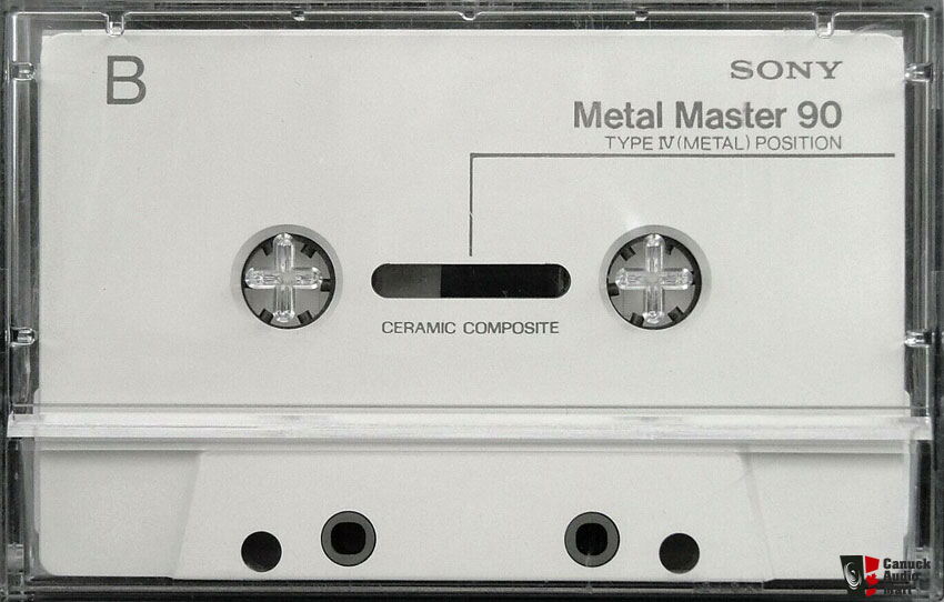 Used Sony Metal Master Tape 90 min 5 pack -SALE PENDING For Sale ...