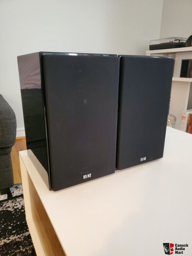 ELAC BS243.3 Bookshelf Speakers w/ Jet Tweeter, Crystal Membrane Woofer ...