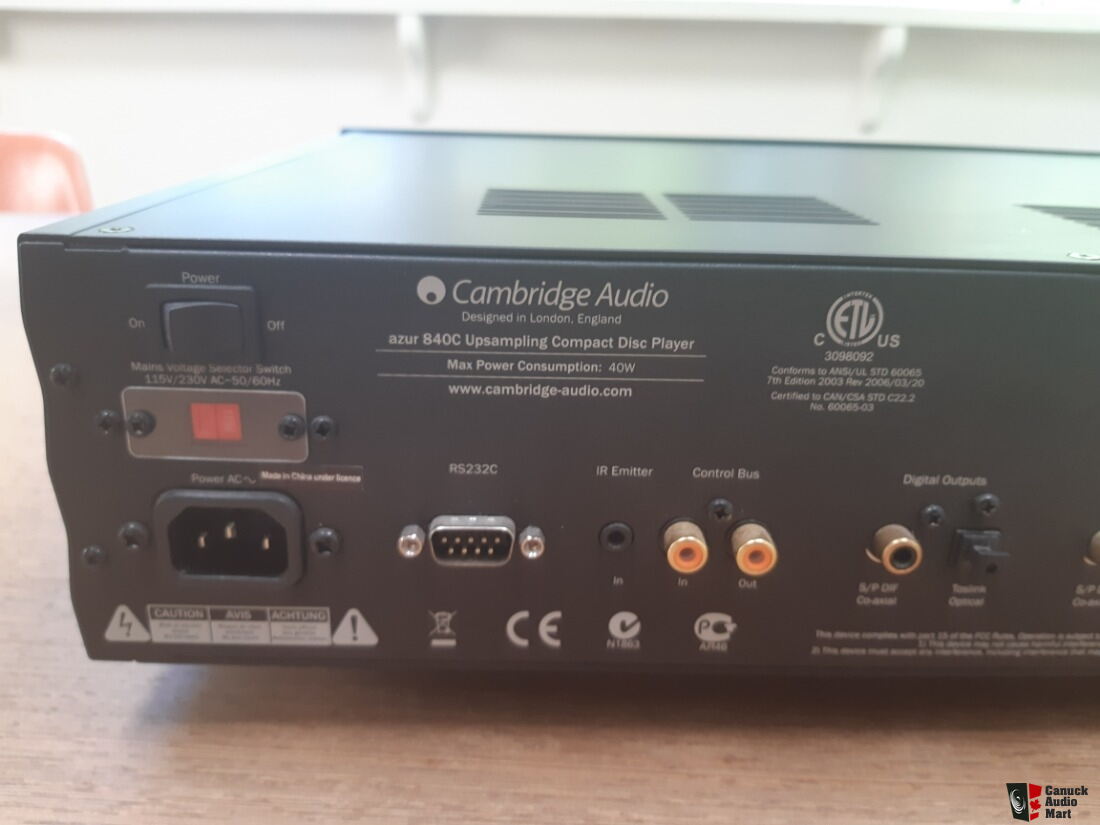 Cambridge Audio Azur 840C CD player Photo #3504745 - Canuck Audio Mart