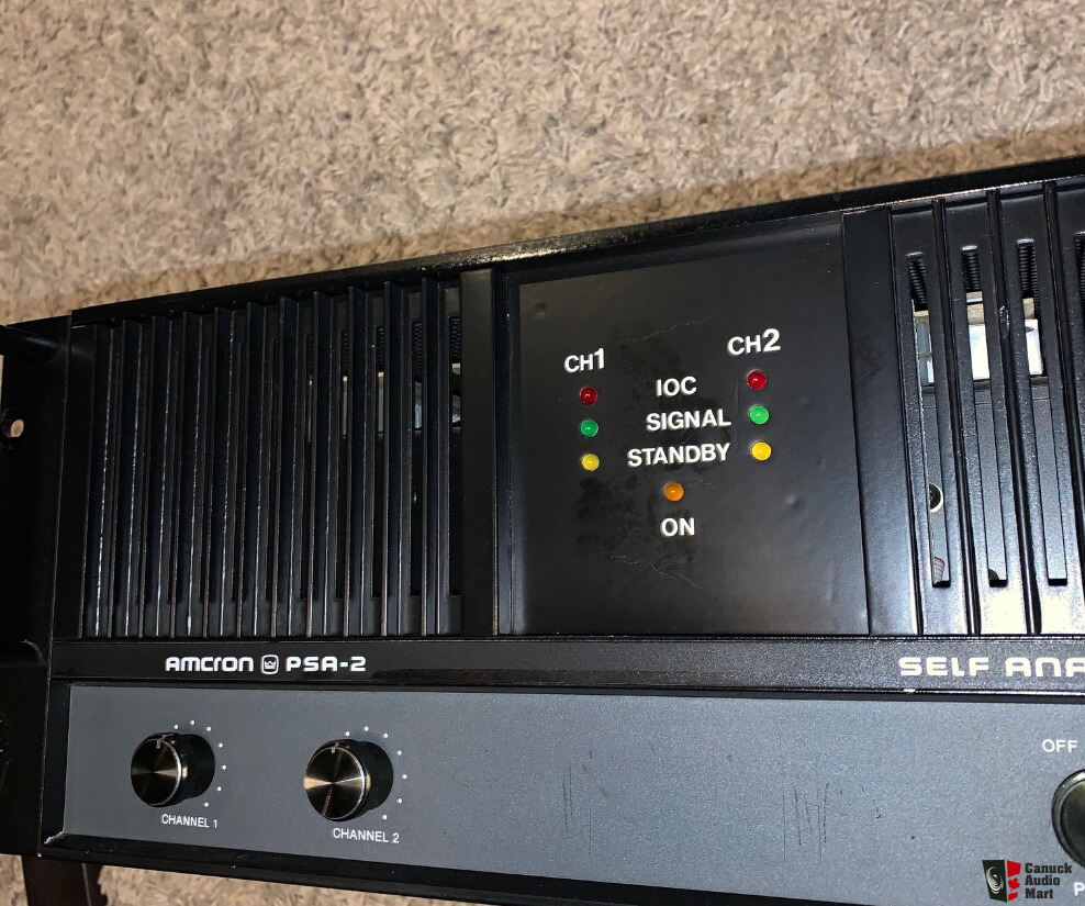 Amcron PSA-2 (Crown PSA-2) power amp Photo #3511436 - Aussie Audio Mart
