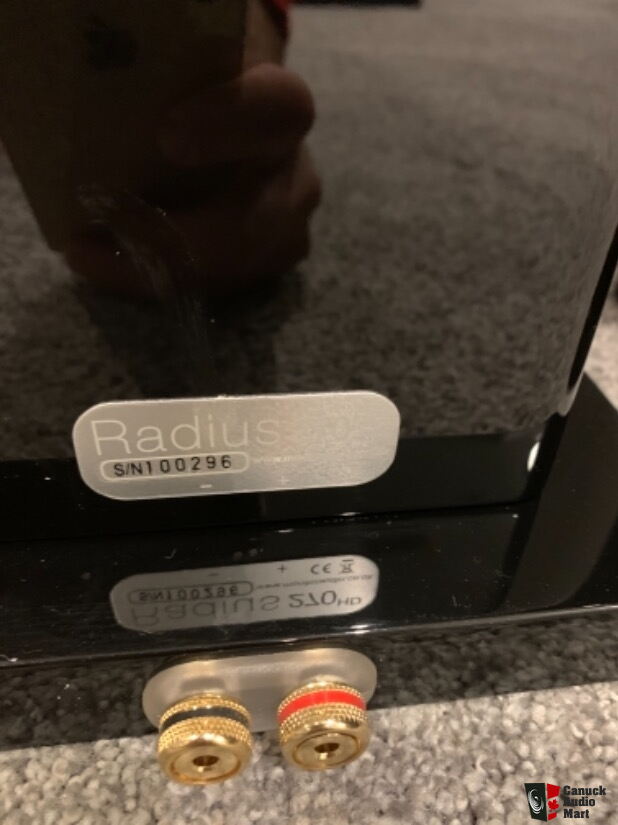 Monitor Audio radius 270 HD speaker pair high gloss black Photo ...