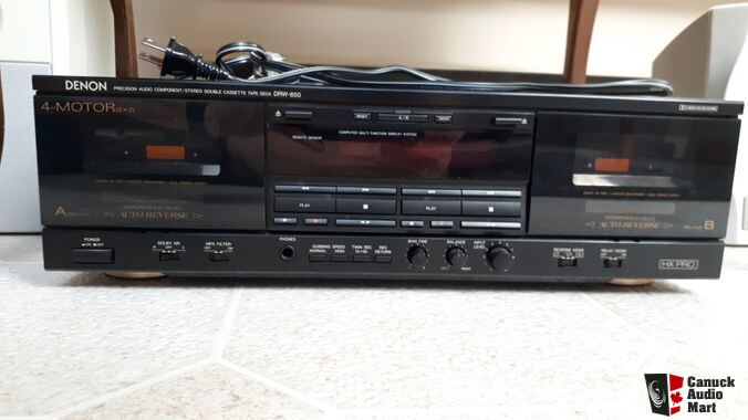 Denon Double Cassette Deck For Sale - Canuck Audio Mart