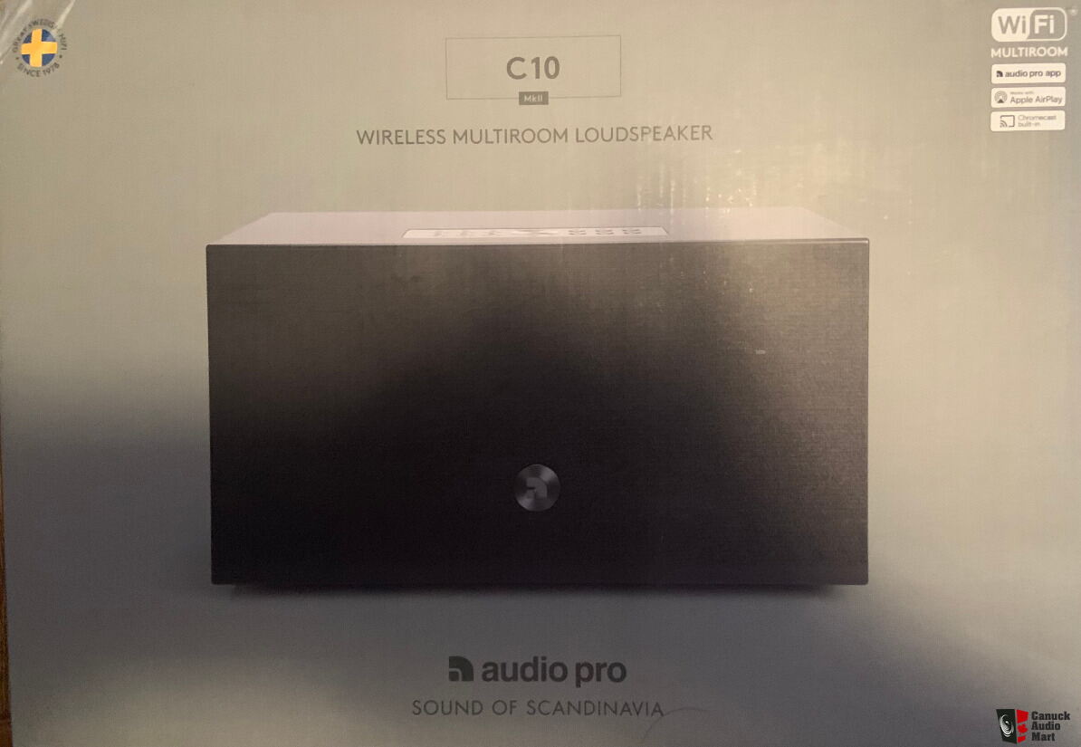 Audio Pro C10 MKII MULTIROOM Speaker BLACK new Photo #3514040 - US ...