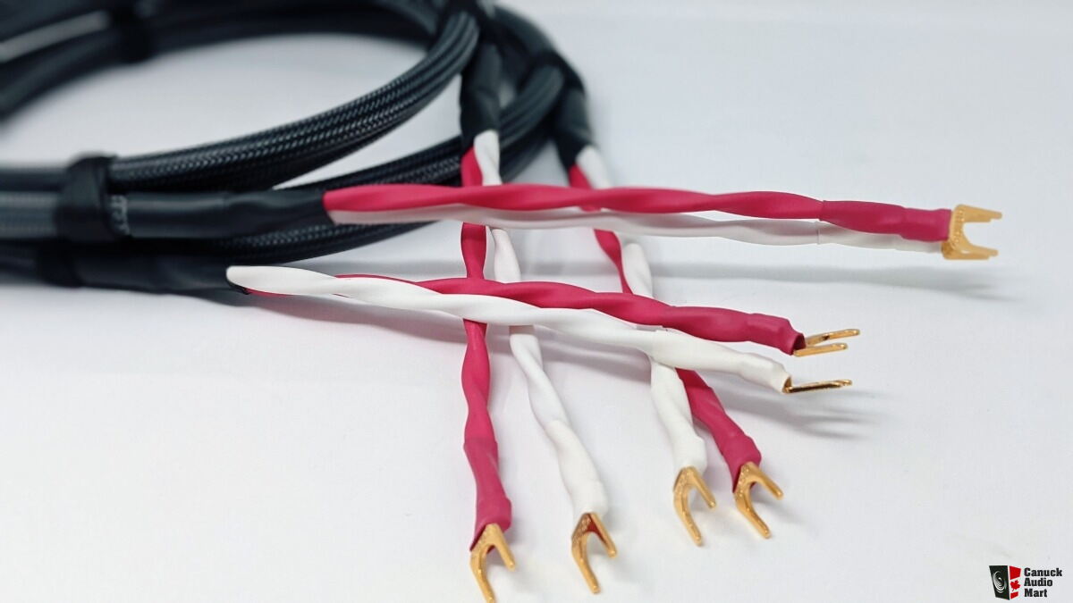 11AWG Tip-to-tip pure copper 4S11 Star-Quad cables w/ genuine Furutech ...