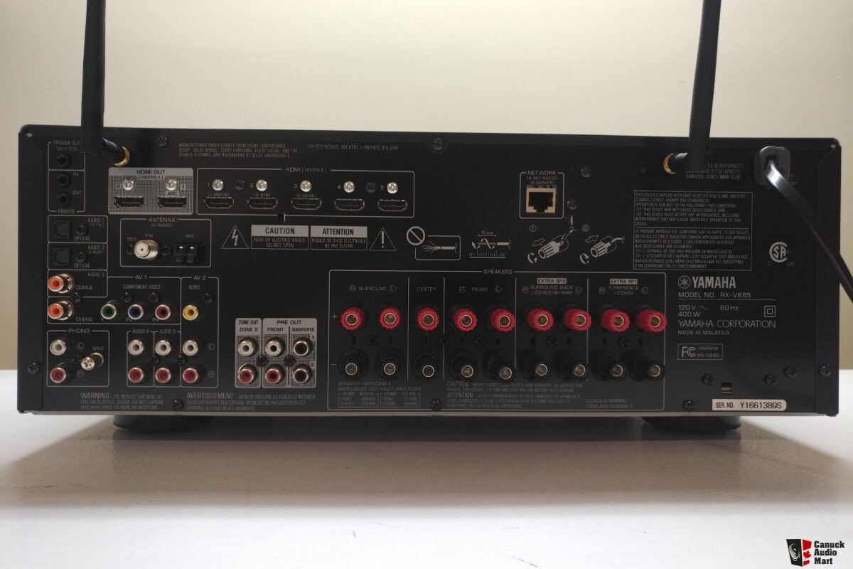 Yamaha RX-V685 - 7.2 Channel AV Receiver with MusicCast Photo #3515579 ...