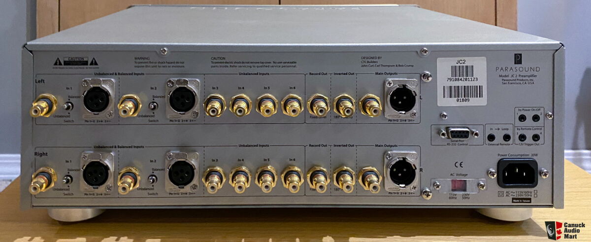 Parasound Halo JC-2 Preamp Photo #3519738 - US Audio Mart