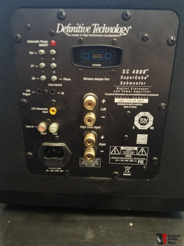 Definitive Technology Supercube SC4000 - Incredible Sub for Size Photo ...