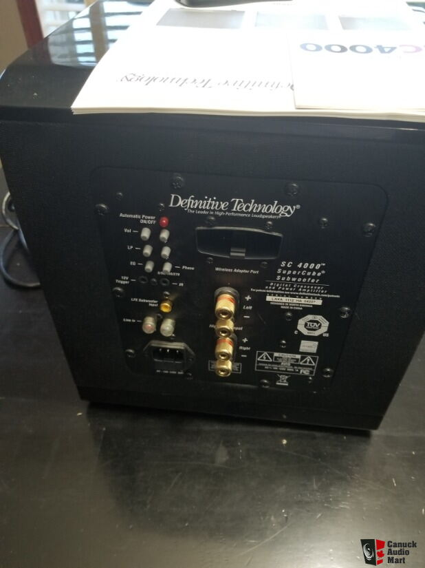Definitive Technology Supercube SC4000 - Incredible Sub for Size Photo ...