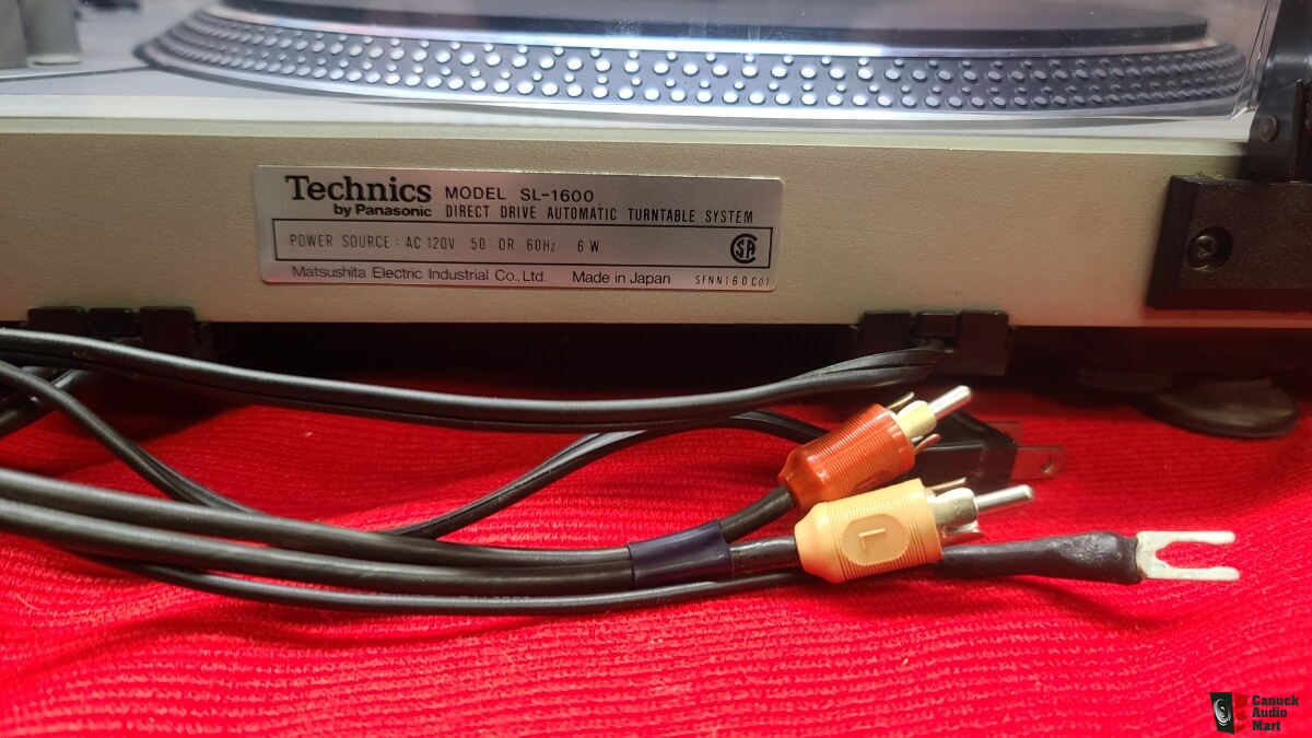 Technics sl 1600 Shure Me95ed cartridge with brand new stylus just ...