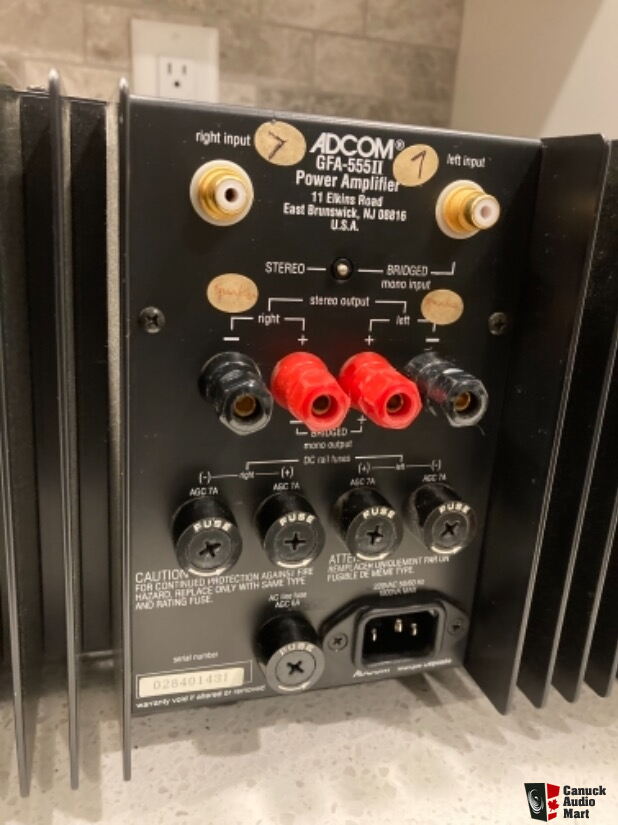 Adcom GFA-555 II Photo #3524686 - US Audio Mart