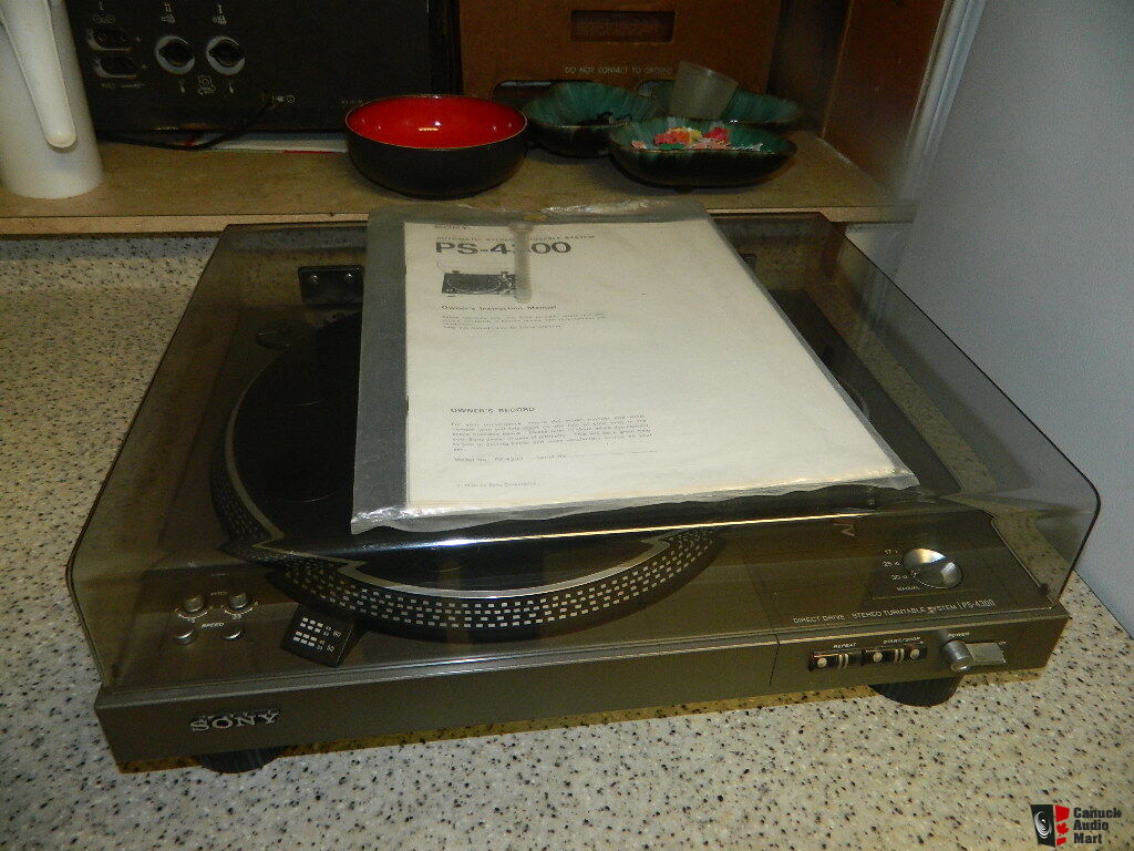 SONY PS 4300 With Orginal Manual Nice shape with Cartridge For Sale ...