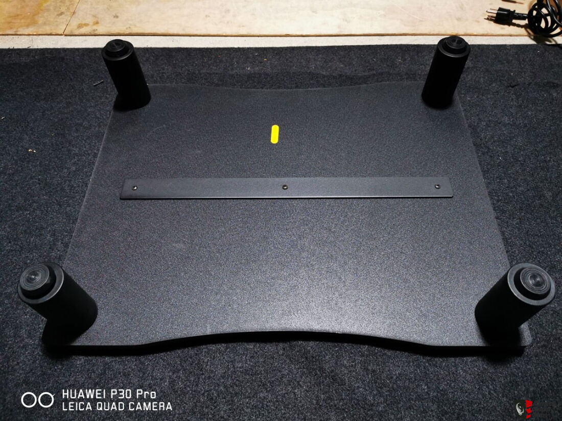 Amplifier Components Stands in Thick MDF shelf, Black Photo #3530532 ...