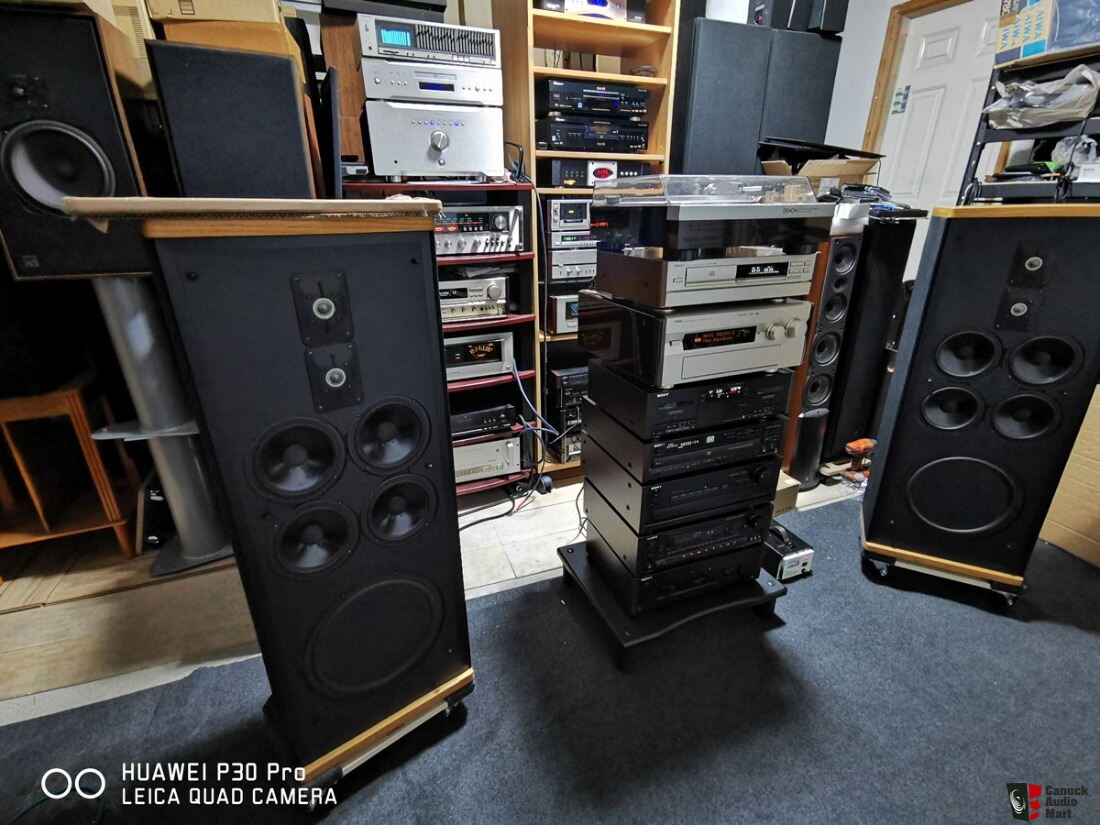 Amplifier Components Stands in Thick MDF shelf, Black Photo #3530537 ...