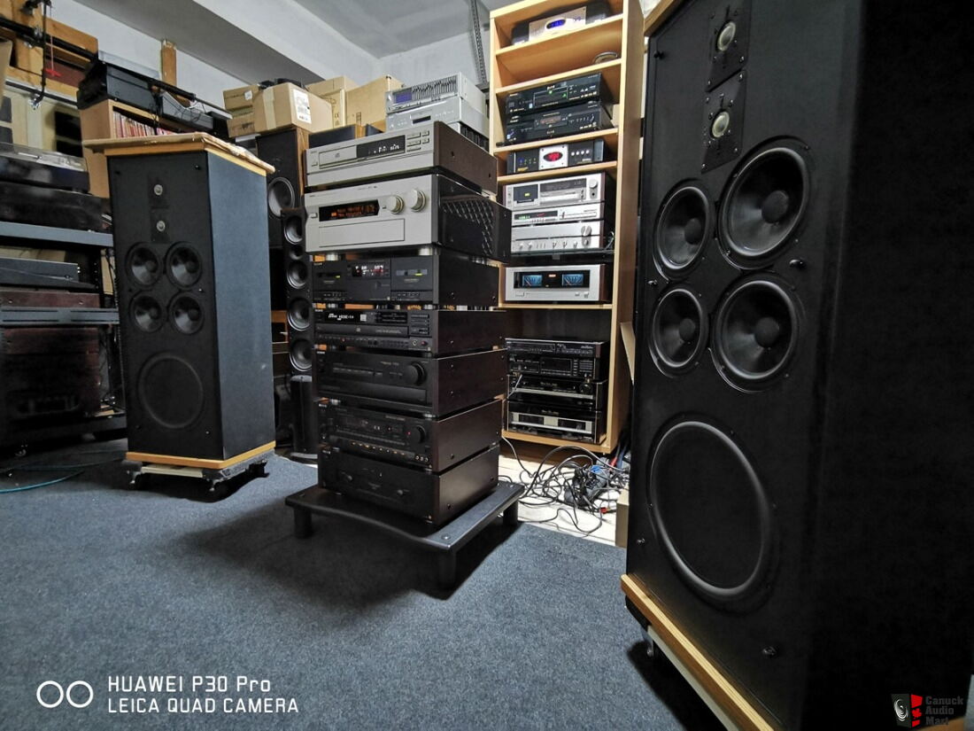 Amplifier Components Stands in Thick MDF shelf, Black Photo #3530538 ...
