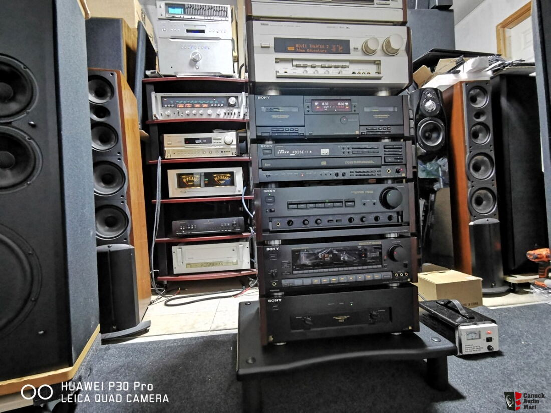 Amplifier Components Stands in Thick MDF shelf, Black Photo #3530539 ...
