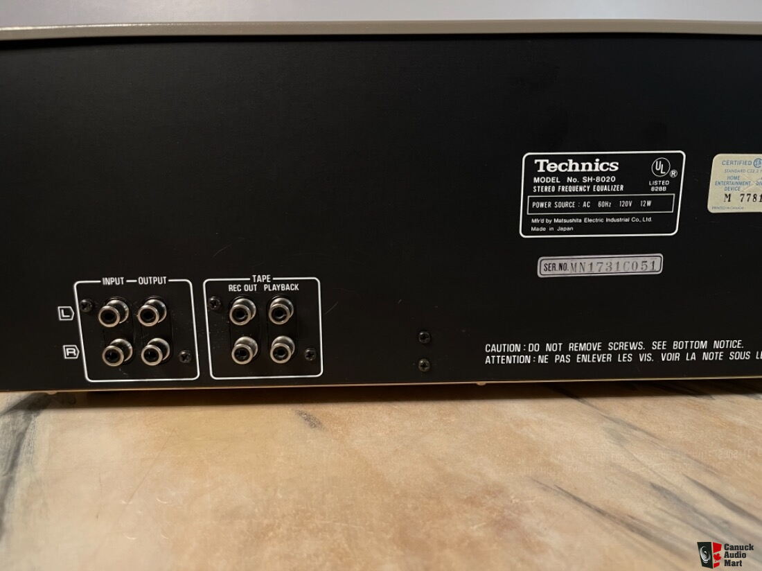1981 Technics SH-8020 Graphic Equalizer 12 Band EQ Photo #3532504 ...