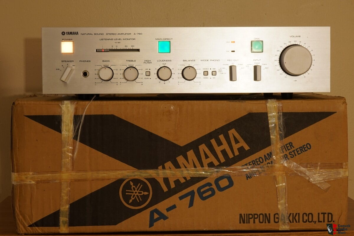 Yamaha A-760 Integrated Amplifier with Revolutionary Perfection "X ...